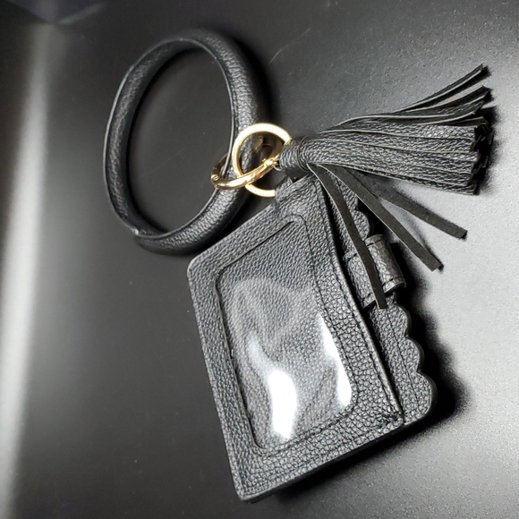 Aili's Corner | Bags | Black Key Ring Wallet Bangle | Poshmark